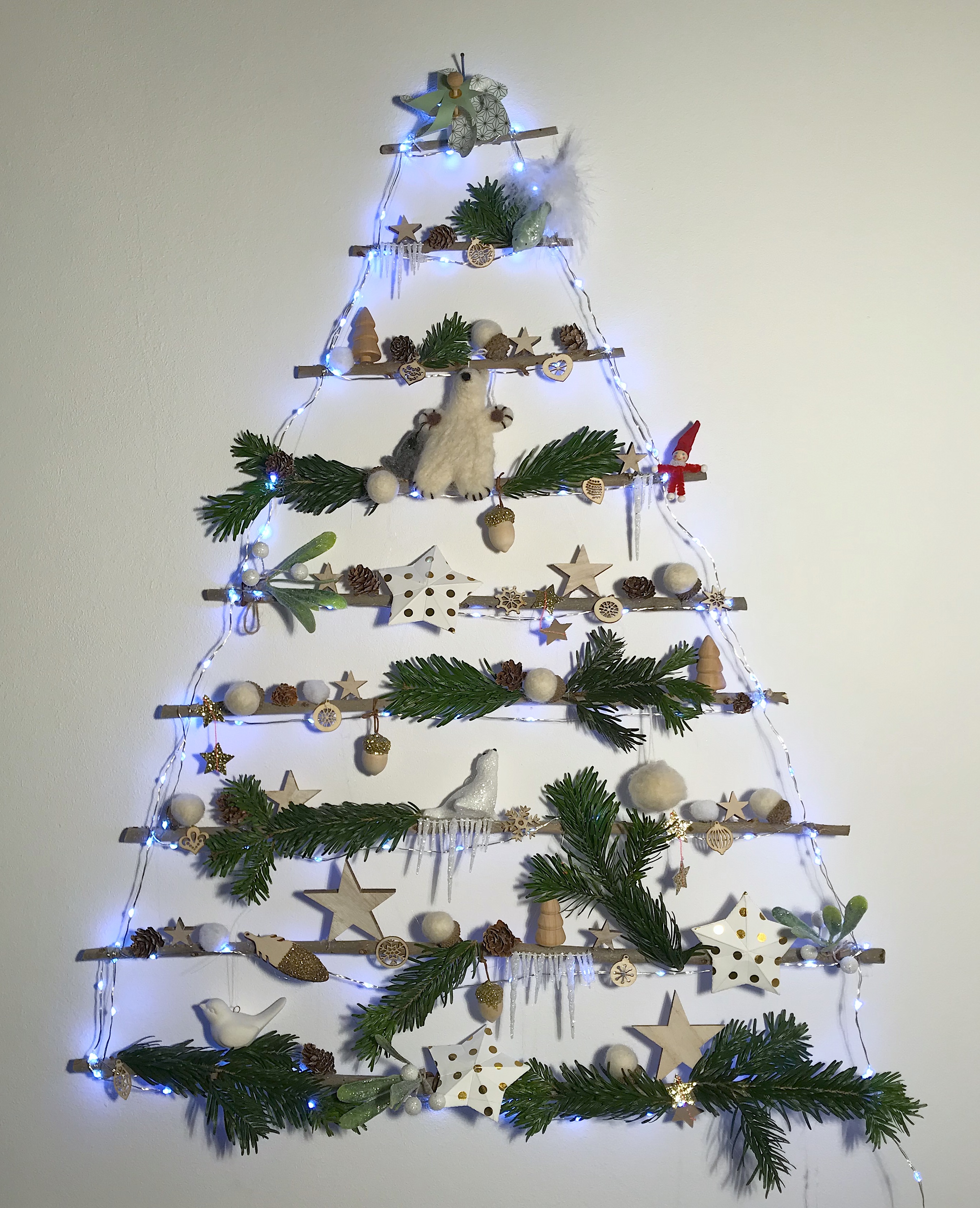 Sapin de Noël mural – Les souris de Paris